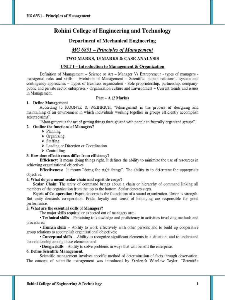 POM Question and Answer | PDF