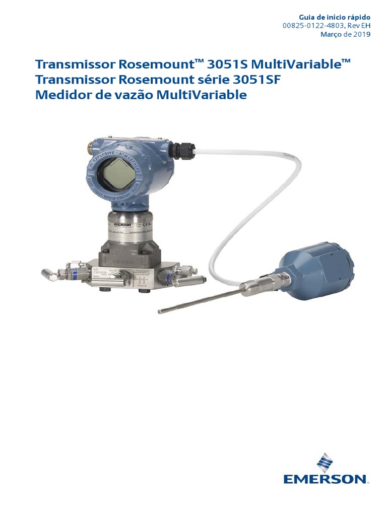 Guia de Início Rápido Rosemount 3051s Multivariable Transmissor ...