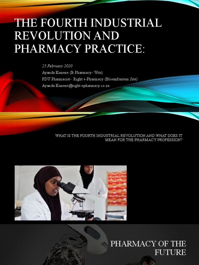 Pharmacy 2 Lecture - 4IR and Pharmacy Practice - Ayanda | Download Free ...
