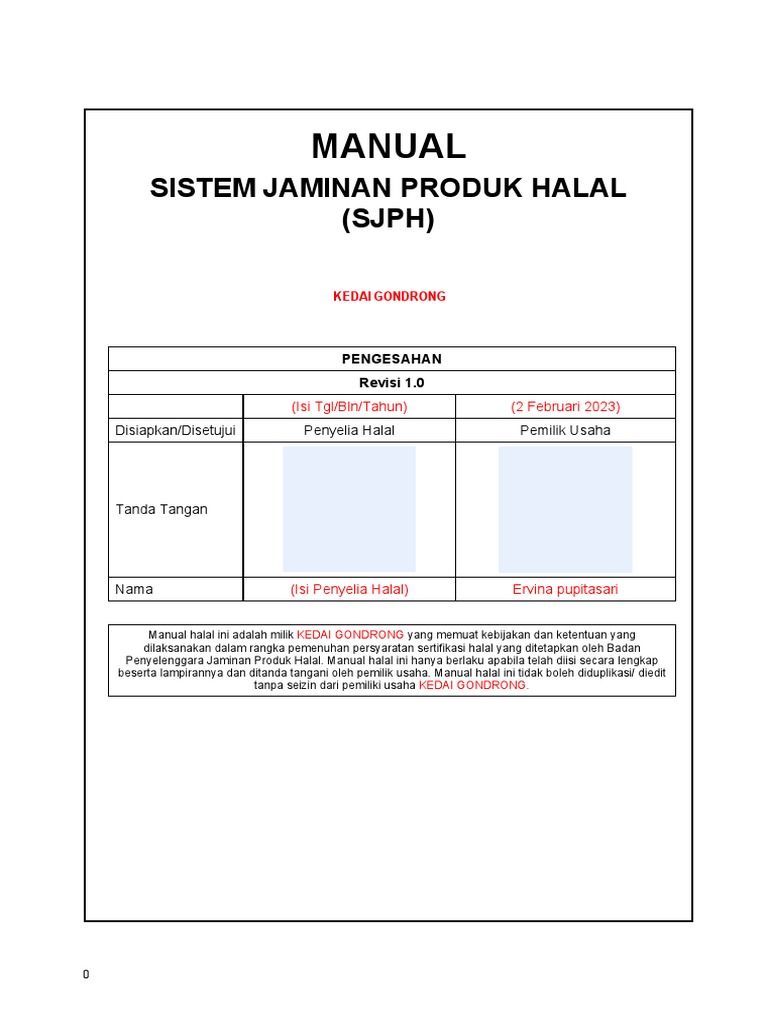 Manual SJPH UMK2 | PDF