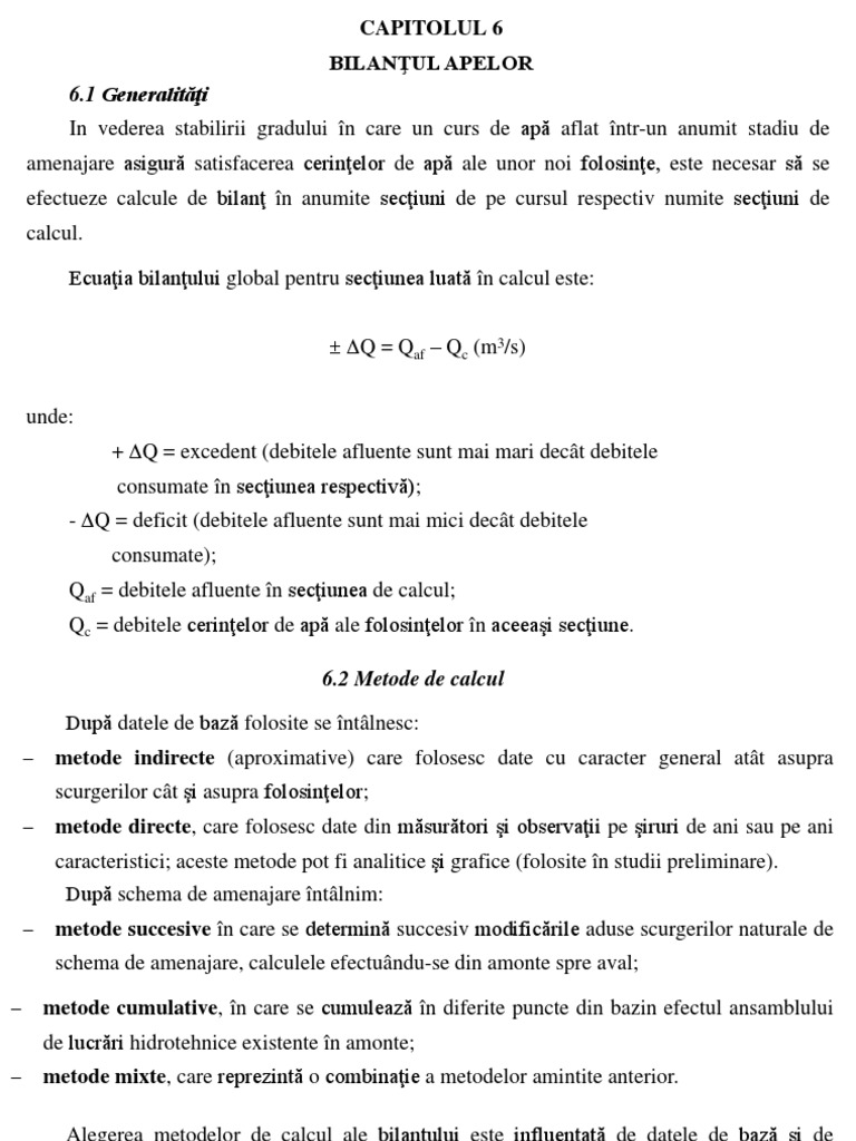 Curs 6 Apele Romane | PDF