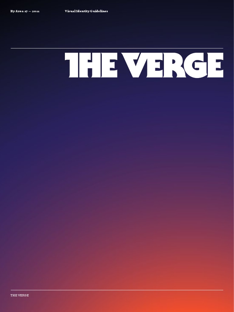 The Verge Visual Identity Guide | PDF