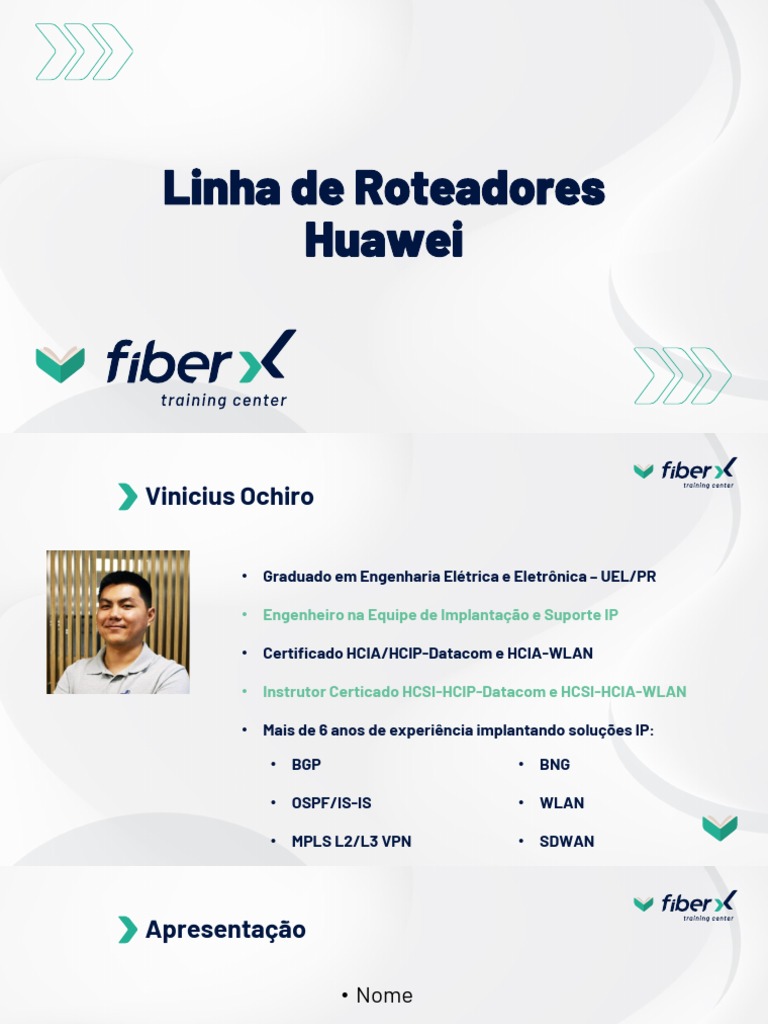Roteadores Huawei NE8000: Capacidades e Modelos | PDF | Computadores