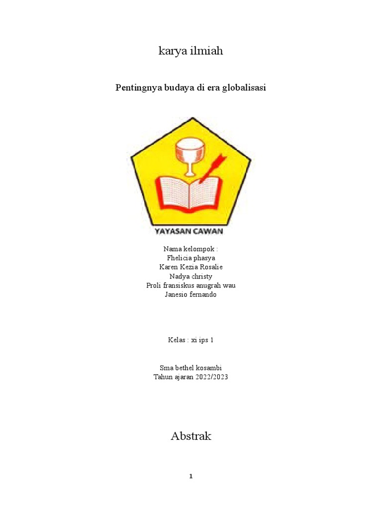 Contoh Karya Ilmiah | PDF