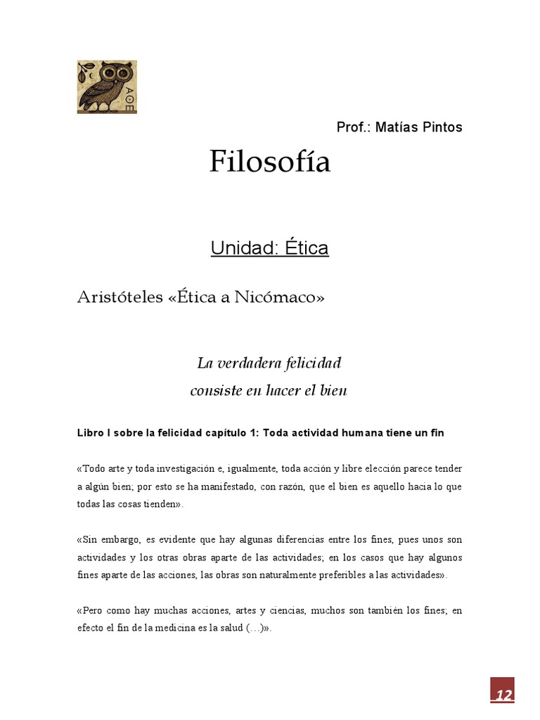 Aristoteles | PDF | Virtud | Felicidad