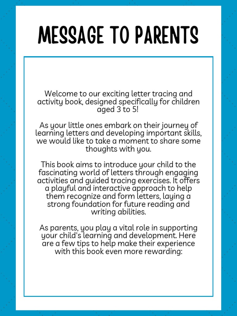 Fun and Colorful Preschool Alphabet Workbook | PDF