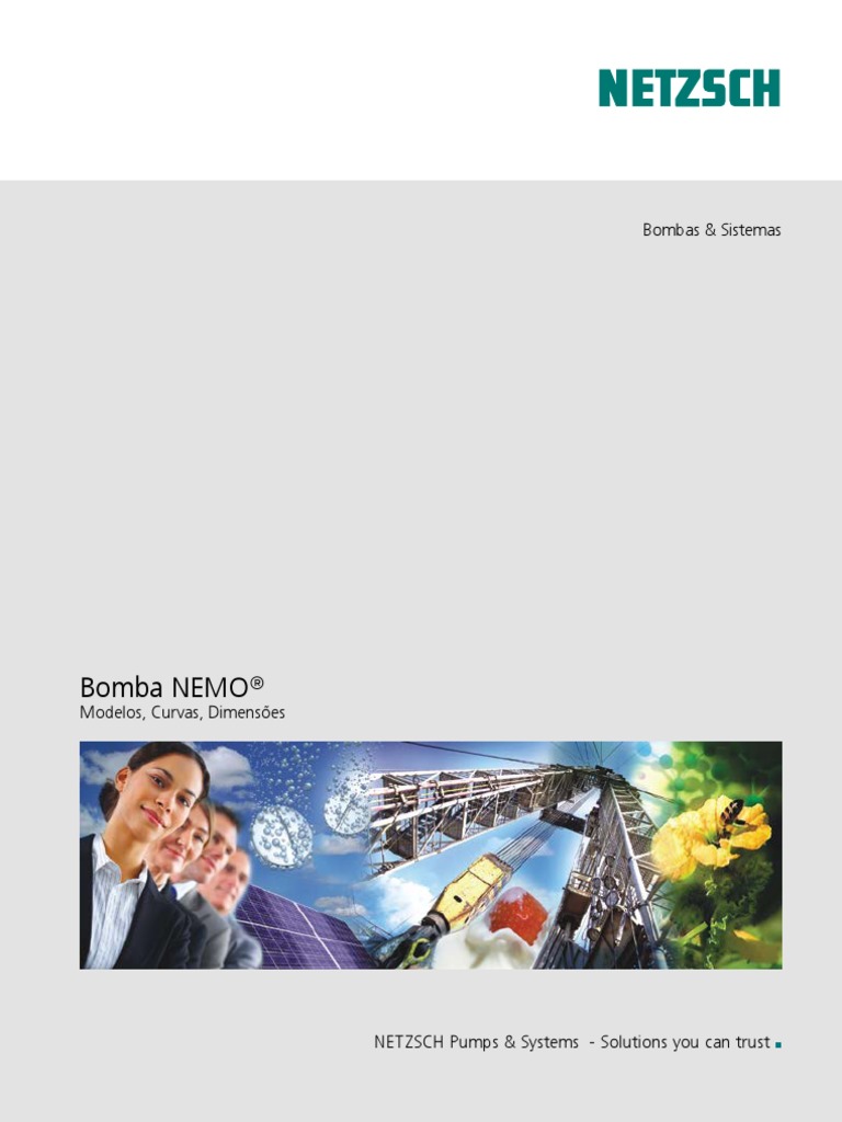 Netzsch Bomba Nemo® - Modelos, Curvas e Dimensões | PDF Netzsch Bomba Nemo® - Modelos, Curvas e Dimensões | PDF