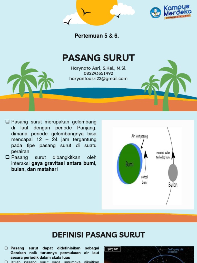 Pertemuan 5 6 Pasang Surut Pdf