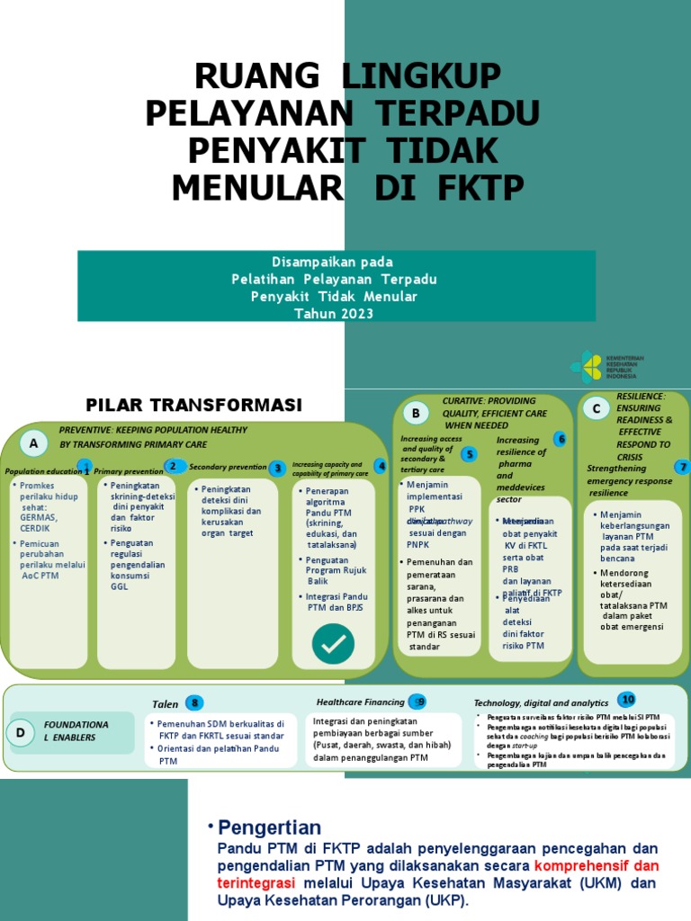 23 02 28 Ruang Lingkup Pandu Ptm Dr. Farida | PDF