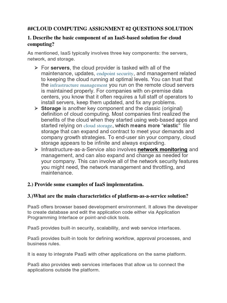 Cloud Computing Assignments 02 Pdf