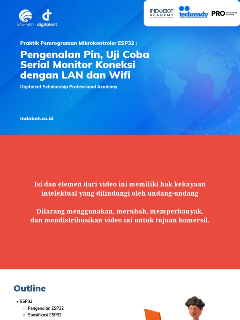 16 Praktik Pemrograman Mikrokontroler ESP32 Pengenalan Pin | PDF 16 Praktik Pemrograman Mikrokontroler ESP32 Pengenalan Pin | PDF