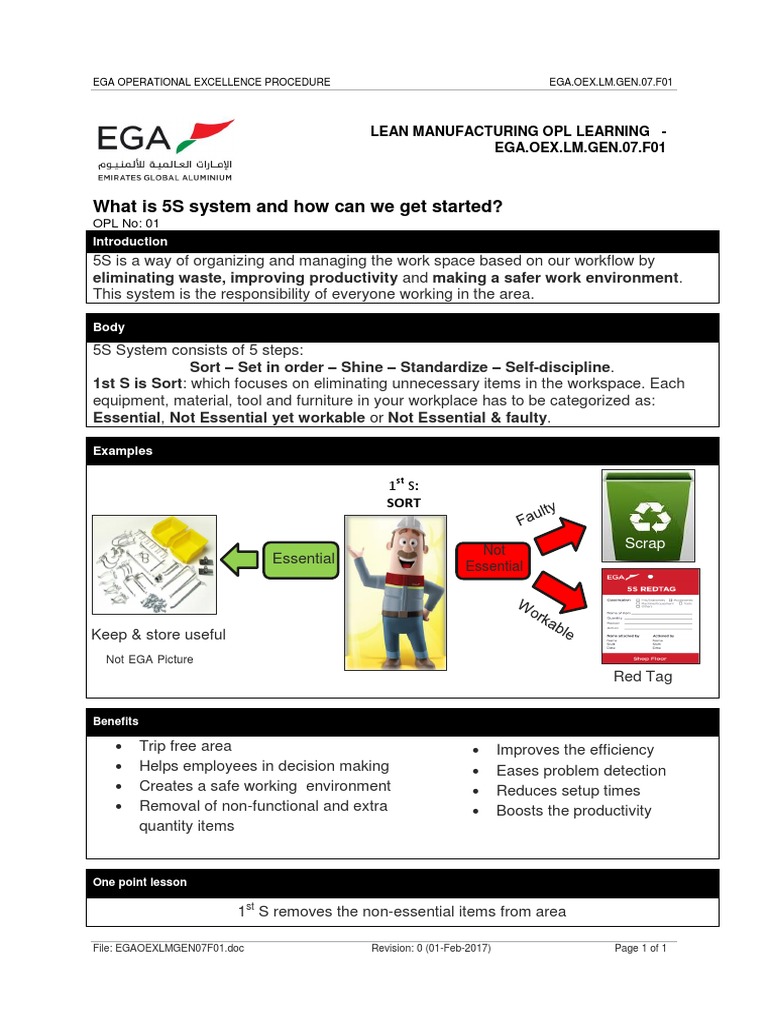 What is 5S System and How Can We Get Started | PDF