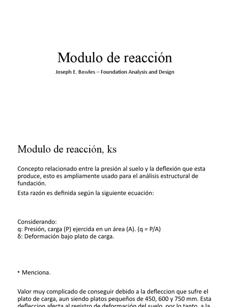 Modulo de Reacción | PDF