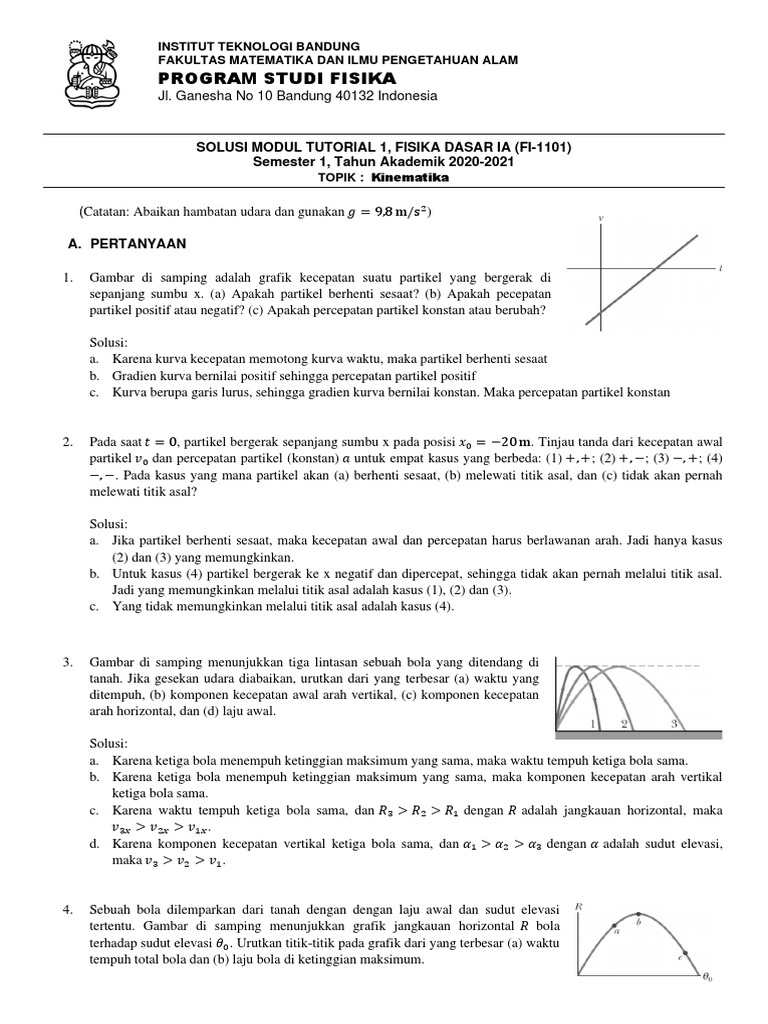 Solusi Modul Tutorial 1 FIDAS IA 2020-2021 | PDF