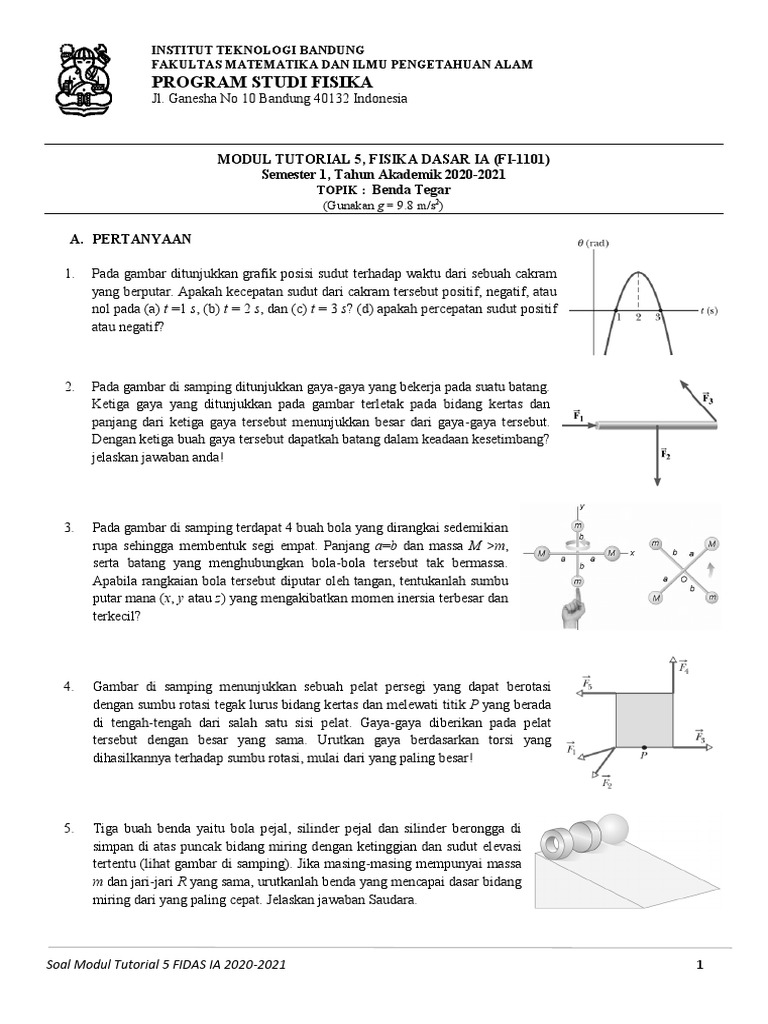 Soal Modul Tutorial 5 FIDAS IA 2020-2021 | PDF