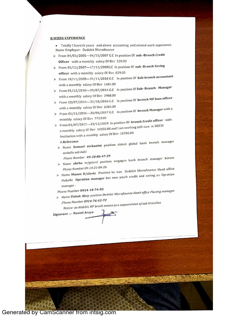 cv and application letter | PDF