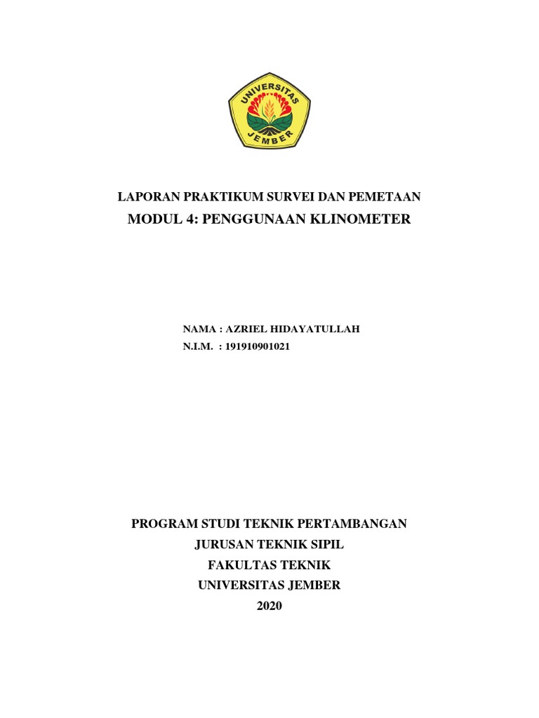 Laporan 4 Survey Pemetaan | PDF