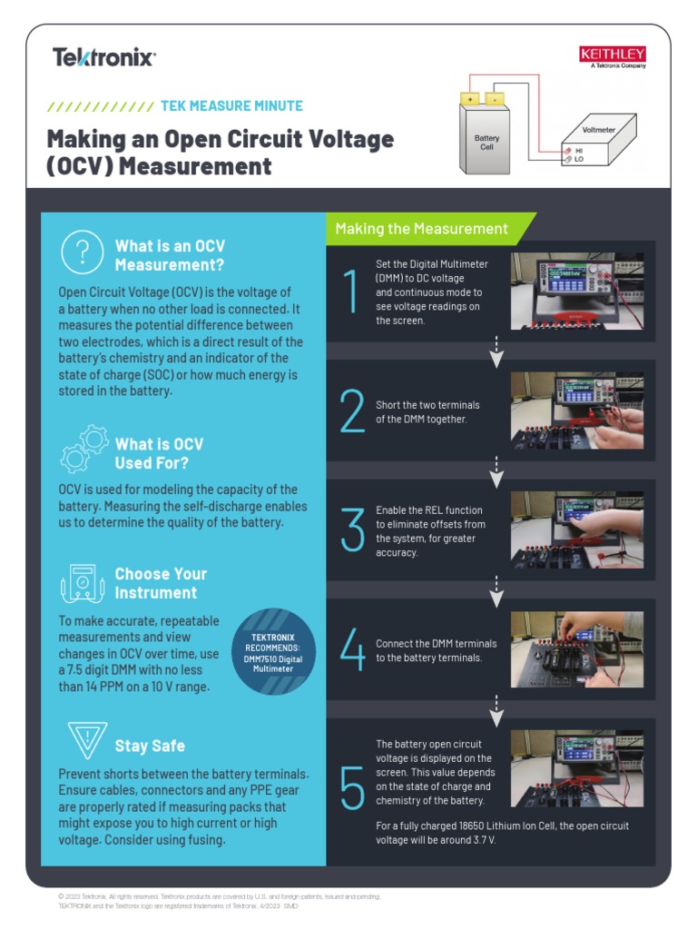 AMR IG PDF OCV Measurement Infographic | PDF | Manufactured Goods ...