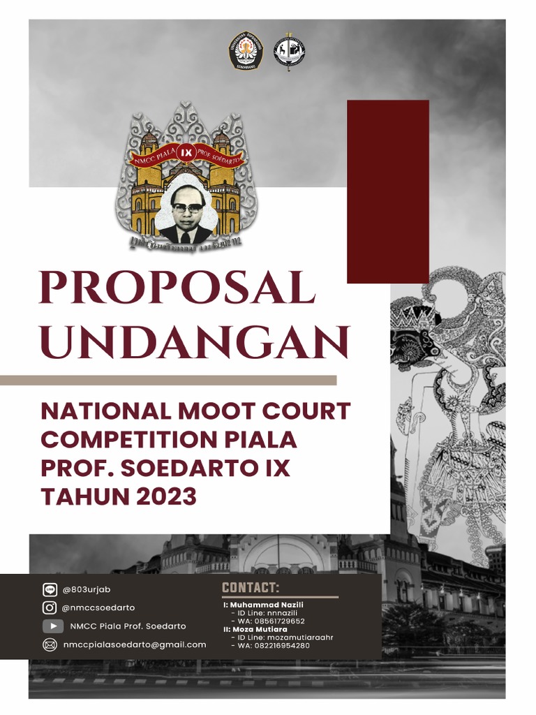 Proposal Undangan NMCC Piala Prof. Soedarto IX | PDF