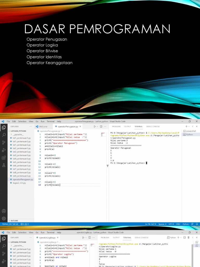 Contoh Latihan Operator | PDF