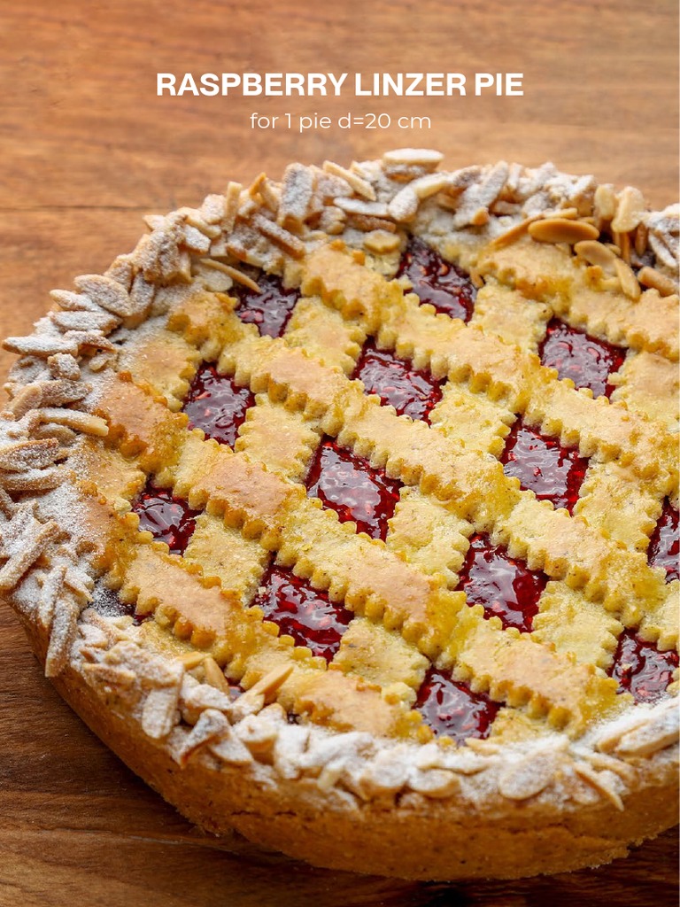 Raspberry Linzer Pie | PDF | Cooking, Food & Wine