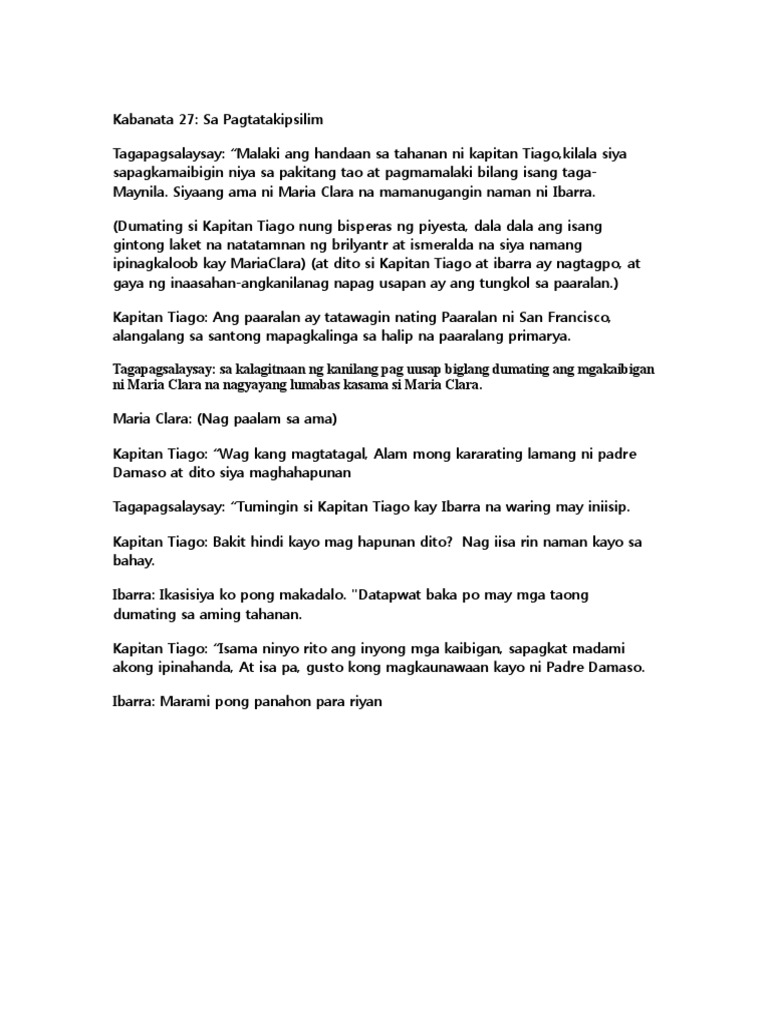 Kabanata 27 | PDF