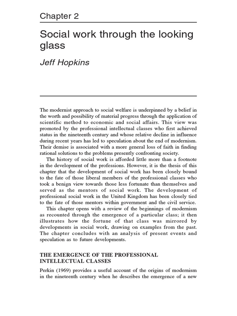 Social Theory, Social Change and Social Work - Social Work Through The ...