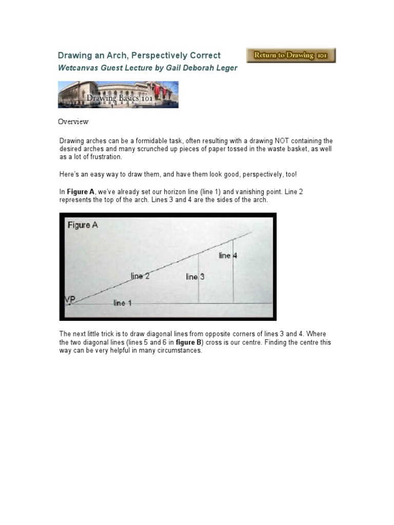 Drawing An Arch | PDF