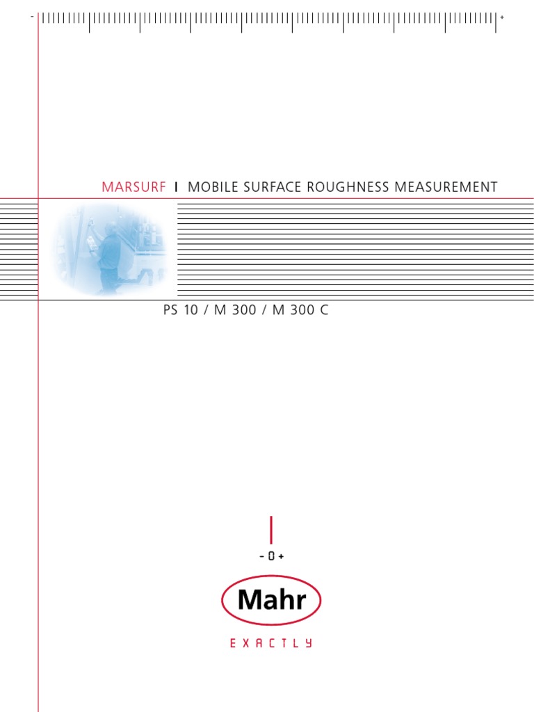 Novo Rugosimetro MAHR PS10 - EN | PDF | Surface Roughness | Calibration