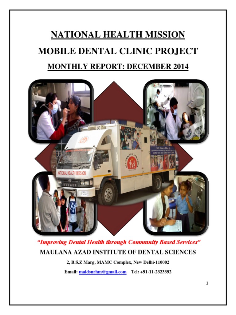Dental Health Outreach Report | PDF | Dentistry | Periodontology