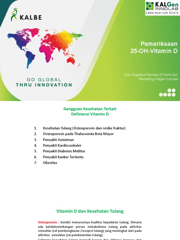 Vitamin D Untuk MR Kalbe | PDF