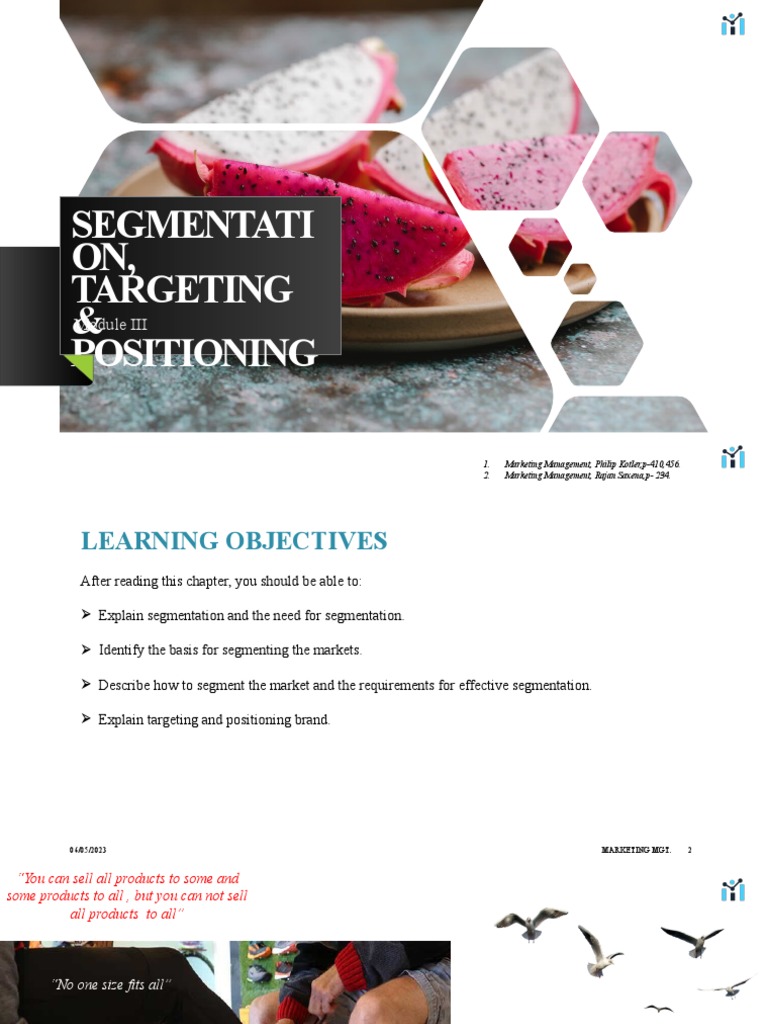 2.module I B - Segmentation Targeting & Positioning | PDF | Market Segmentation | Marketing