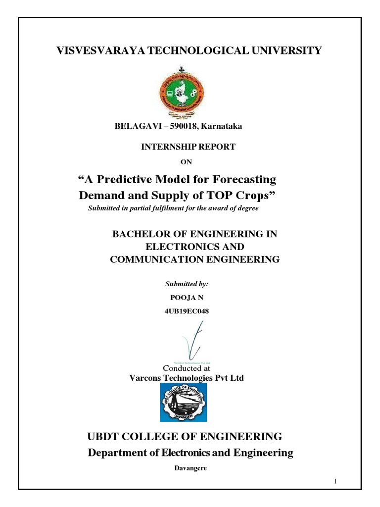 Pooja Intership2 | PDF