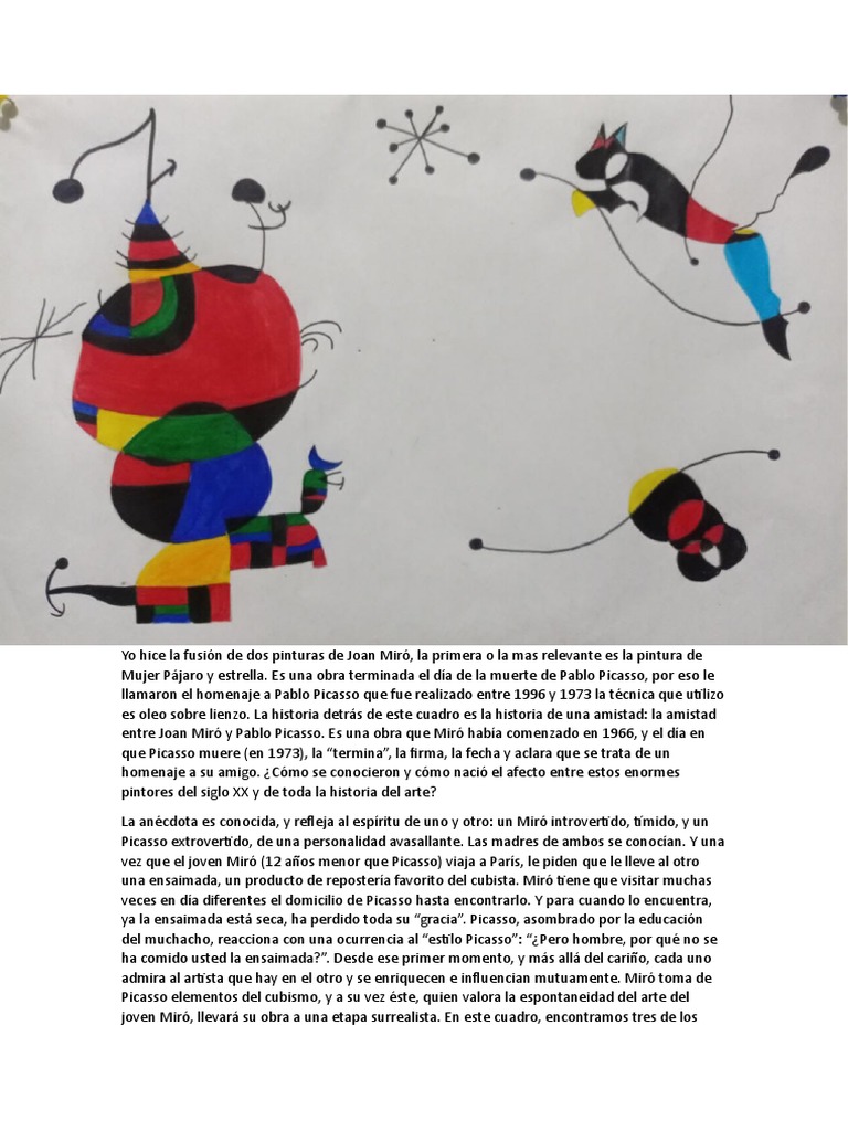 Pinturas de Joan Miró | PDF