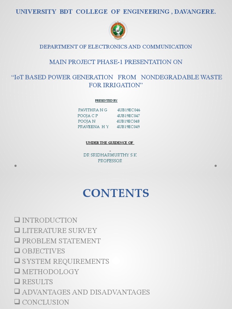 IoT Waste-to-Energy Irrigation System | PDF | Arduino | Sensor