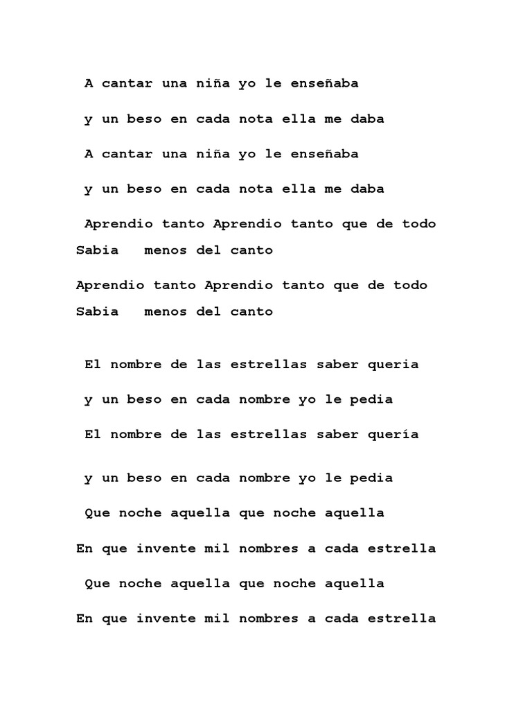 A Cantar Una Niña | PDF