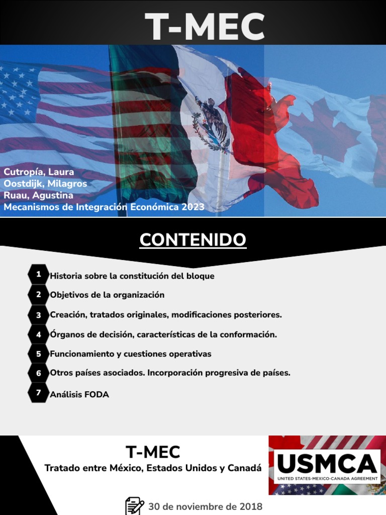 T Mec | PDF | Tratado de Libre Comercio Norteamericano | Economias