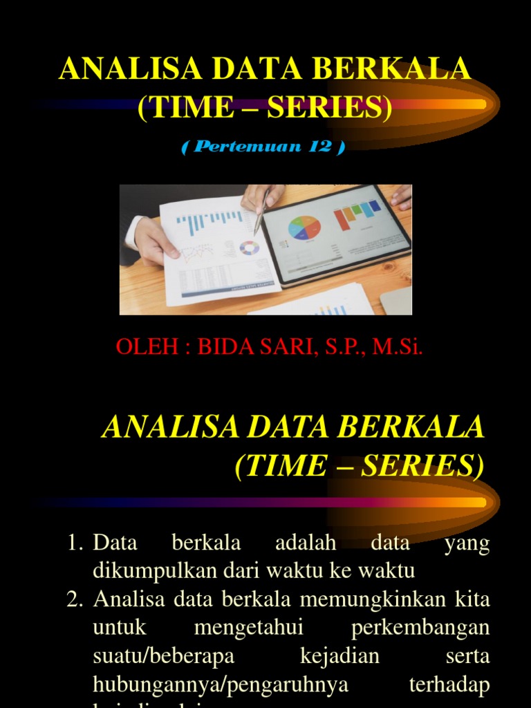Analisis Data Berkala: Time Series | PDF | Sains & Matematika