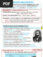 Cesky Jazyk - Sklonovani Podstatnych Jmen Rodu Stredniho | PDF