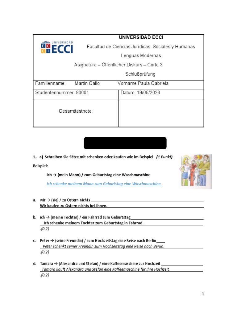 UNIVERSIDAD ECCI_Schlußprüfung_A3_rev1 | PDF