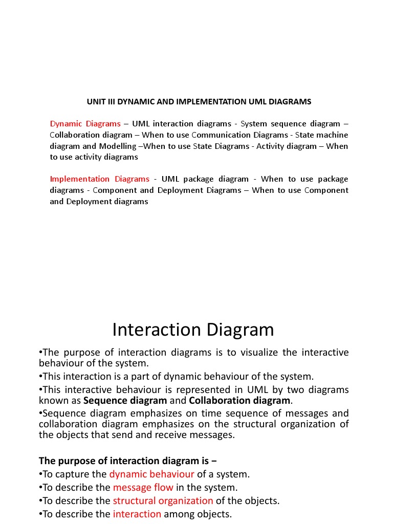 Ooad Unit3 Pdf Component Based Software Engineering Class Computer Programming 