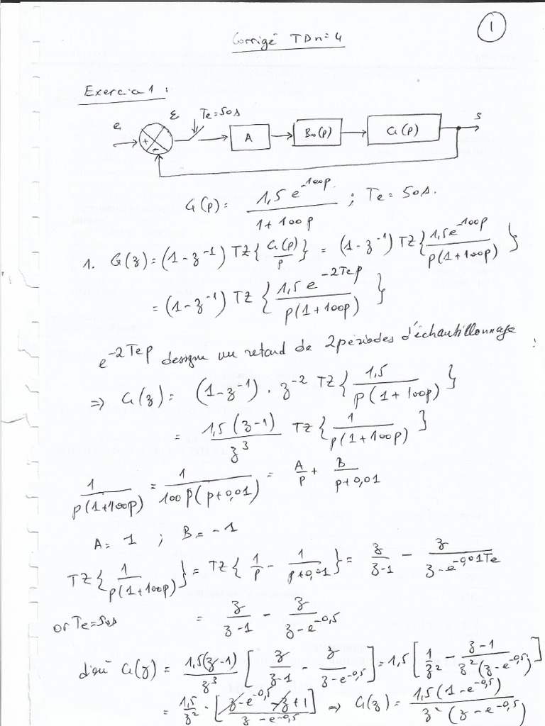 Corrigé TD N4 | PDF