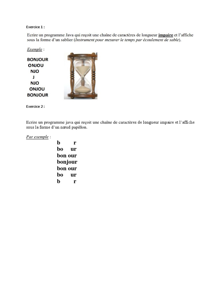 Exercices Chaines | PDF | Ordinateurs