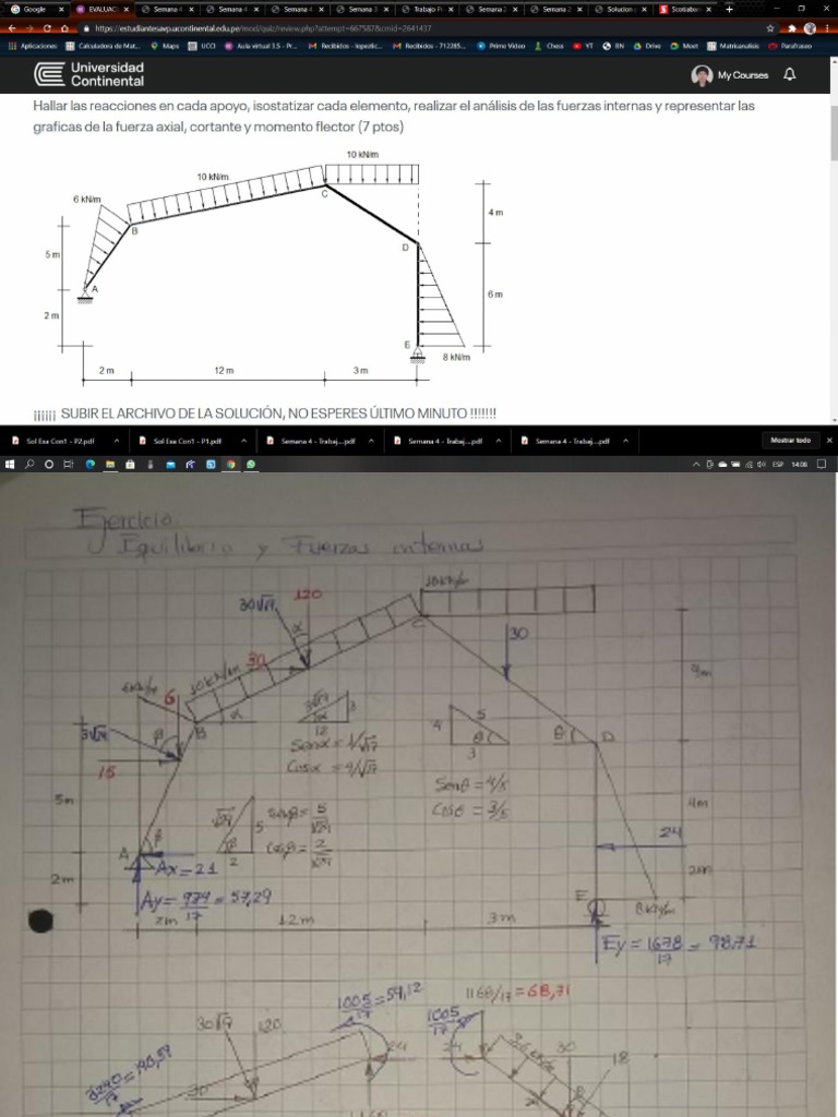 Examen Parcial 1 | PDF | Doblar | Ingeniería de Edificación