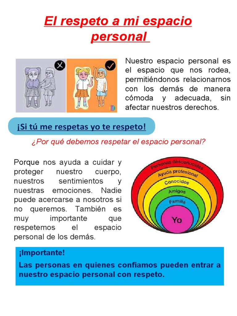 El Respeto A Mi Espacio Personal | PDF