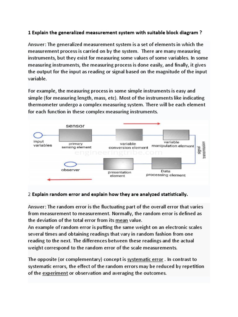 Measurement Notes | PDF | Observational Error | Frequency