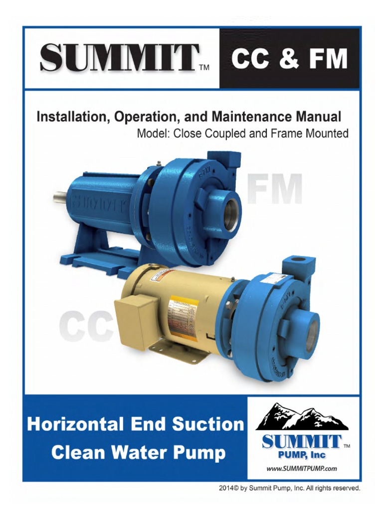 CCFM Manual | PDF | Pump | Valve