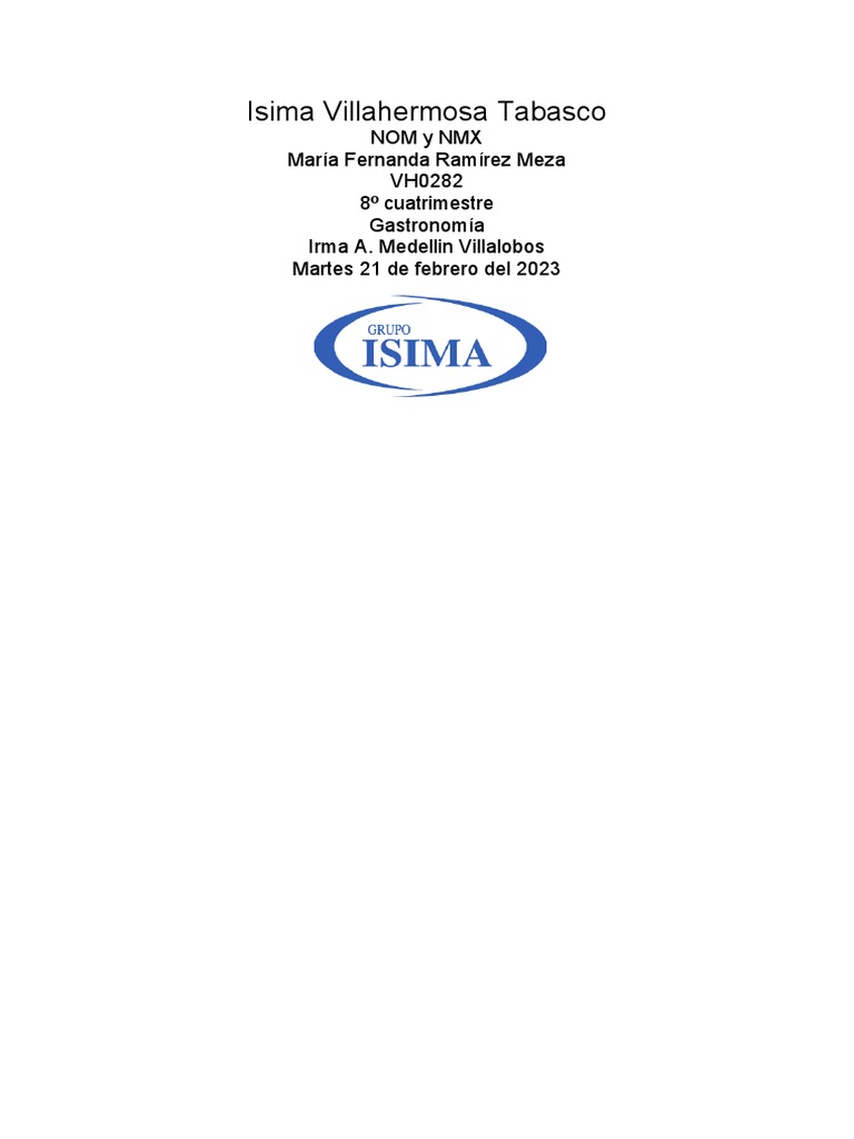 Importancia de las NOM y NMX en México | PDF | Calidad (comercial) | México