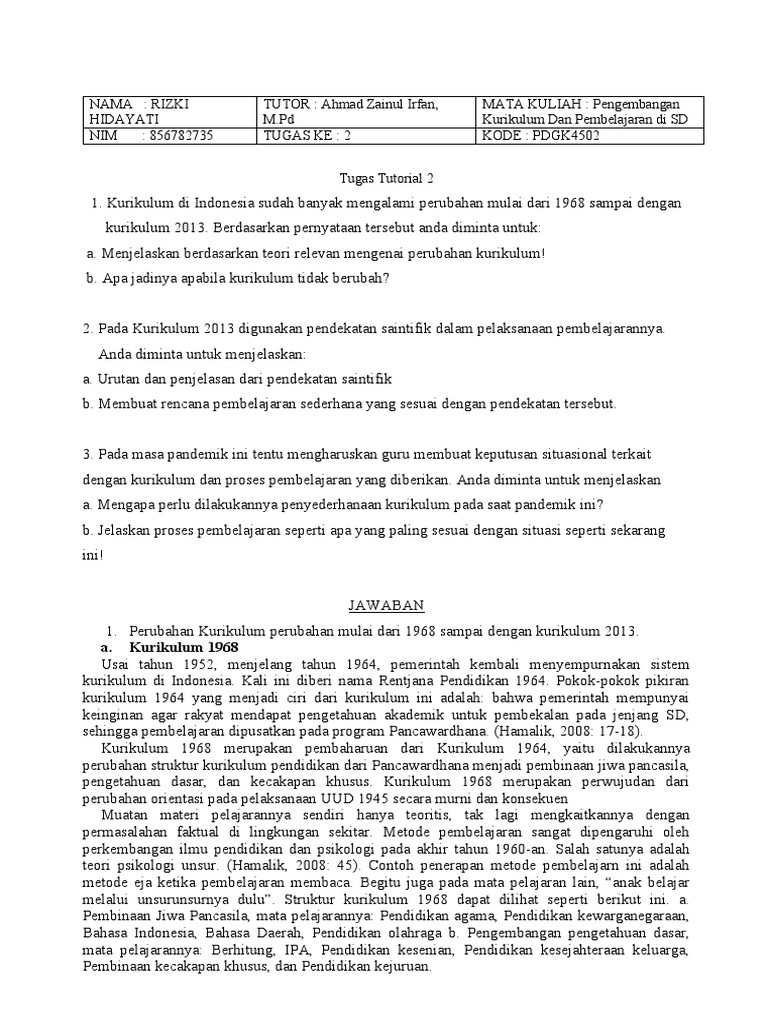 Tugas 2 | PDF | Karier & Perkembangan | Kesehatan Holistik