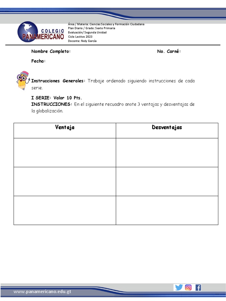 Ventaja Desventajas: Serie | PDF